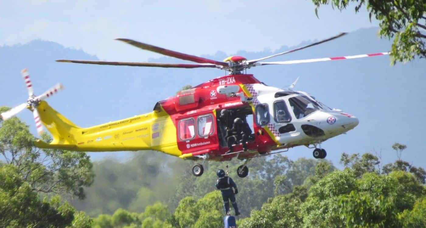 CR Supports Rescue Helicopter