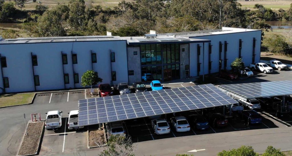 Solar Car Park Launches at Goodna Technology Park - CR Mining